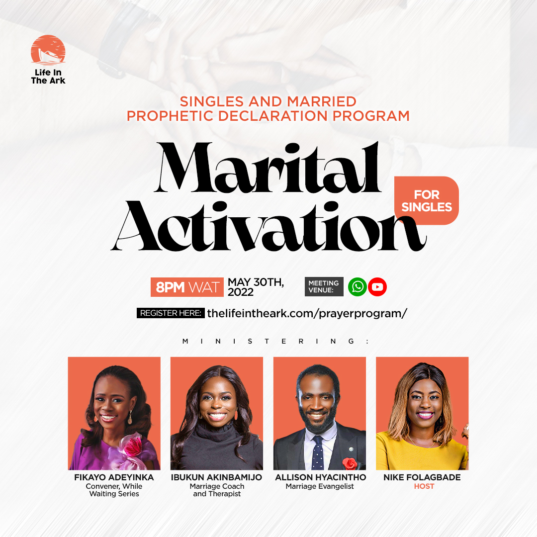 Prophetic Prayer Program – The Life in the Ark